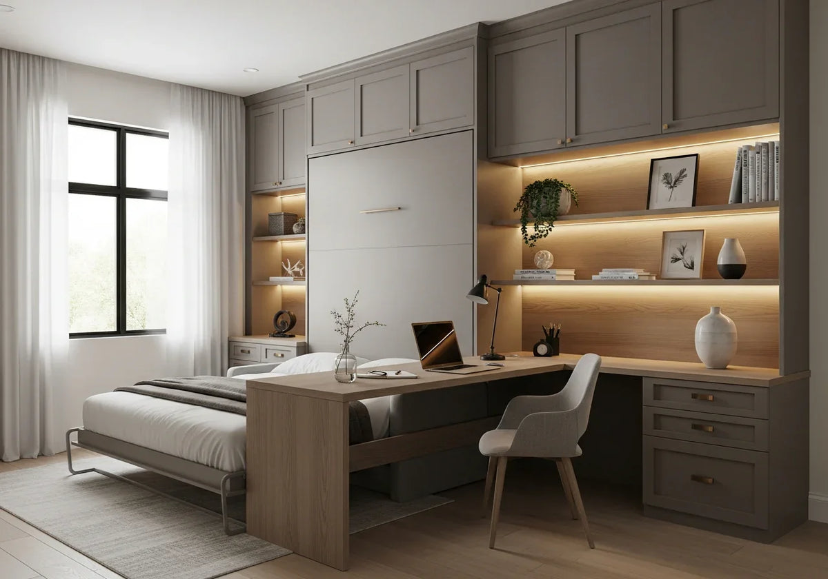 How Can Creative Murphy Bed Ideas Transform Your Multi-Purpose Rooms? – Yechen Home