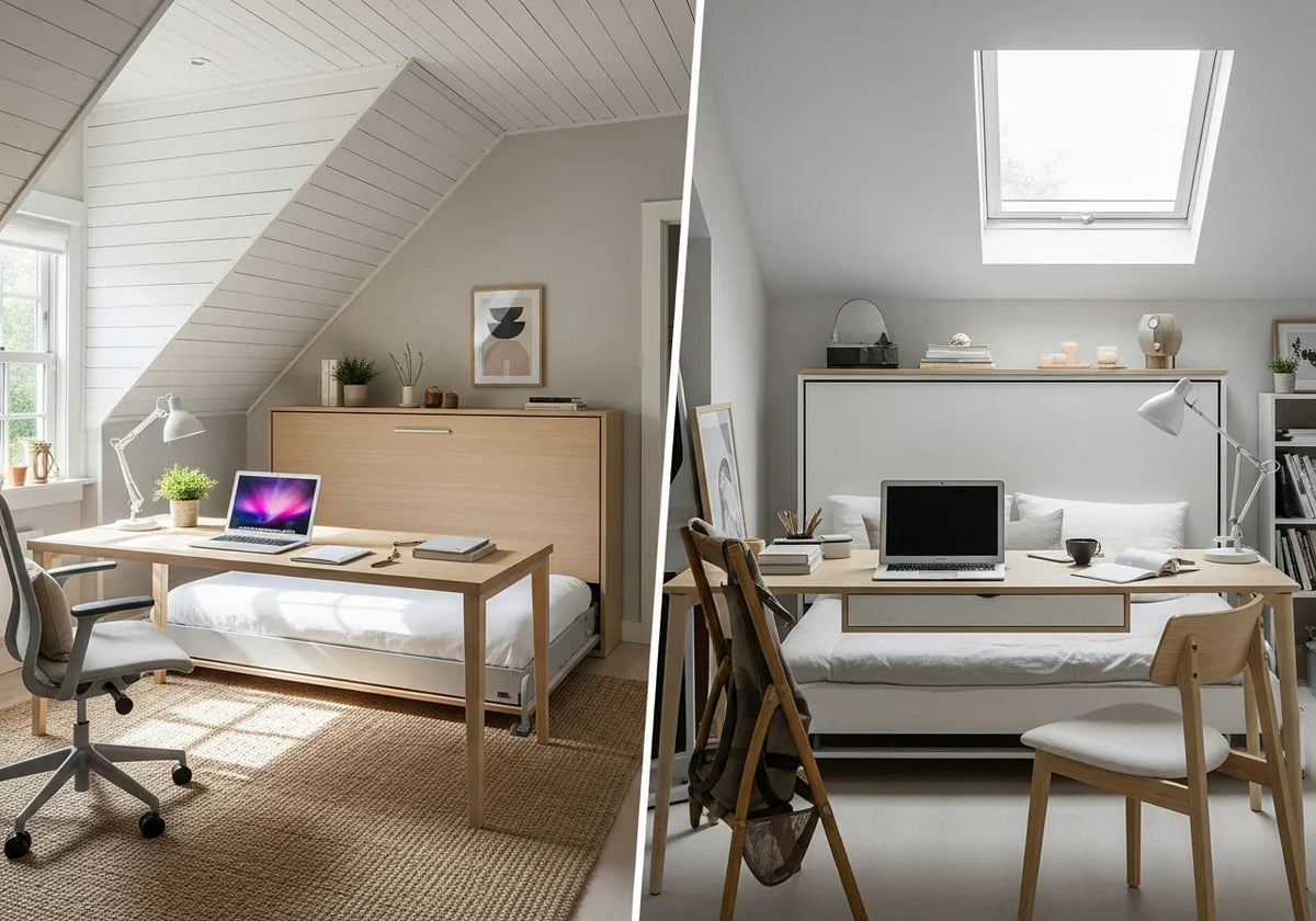 10 Low-Ceiling Rooms Transformed by Horizontal Murphy Beds – Yechen Home